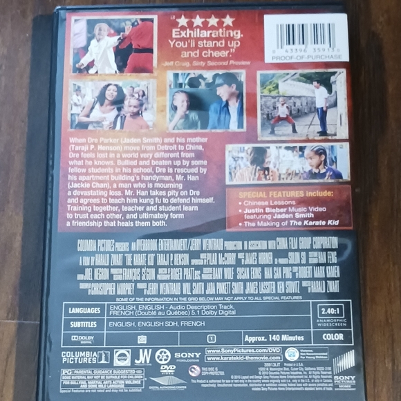 Sony | Media | The Karate Kid On Dvd Jaden Smith | Poshmark